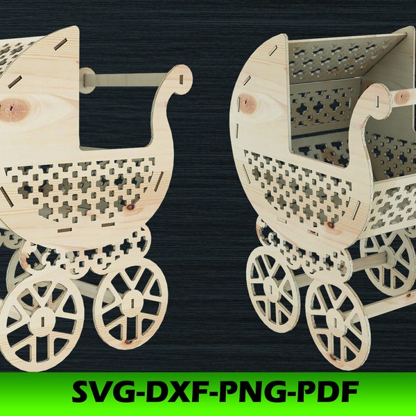 Stroller Clipart - Etsy