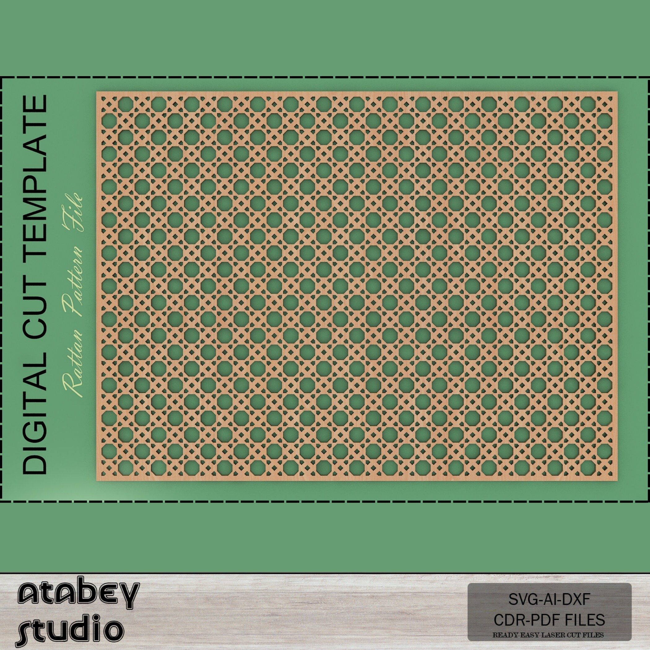 Rattan Cane Seamless Patterns Bundle - Boho Chic Decor & Basket Weave ...