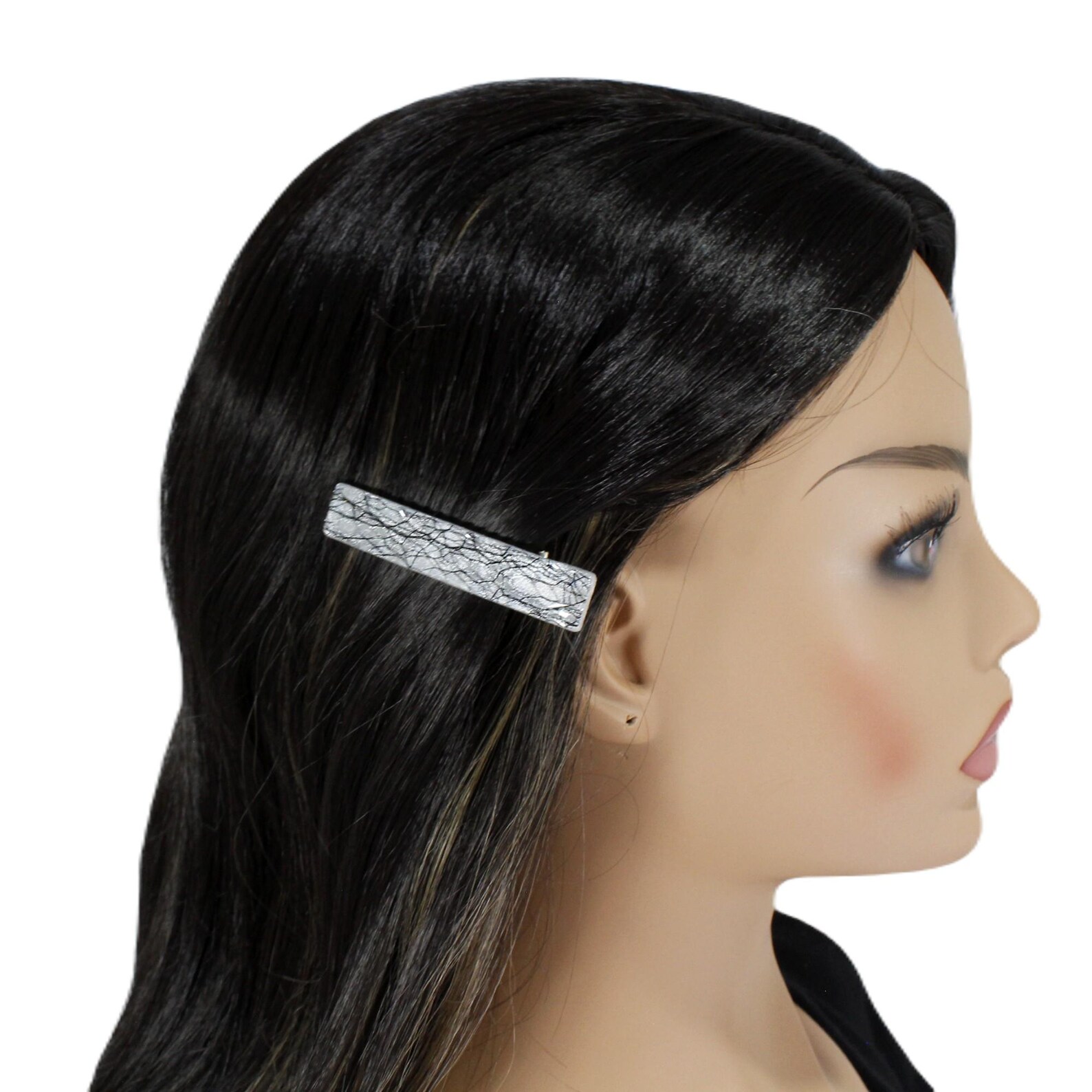 Gold Leaf Alligator Hair Clip: Handmade Barrette - Etsy