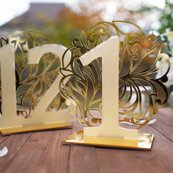 Acrylic Numbers - Etsy