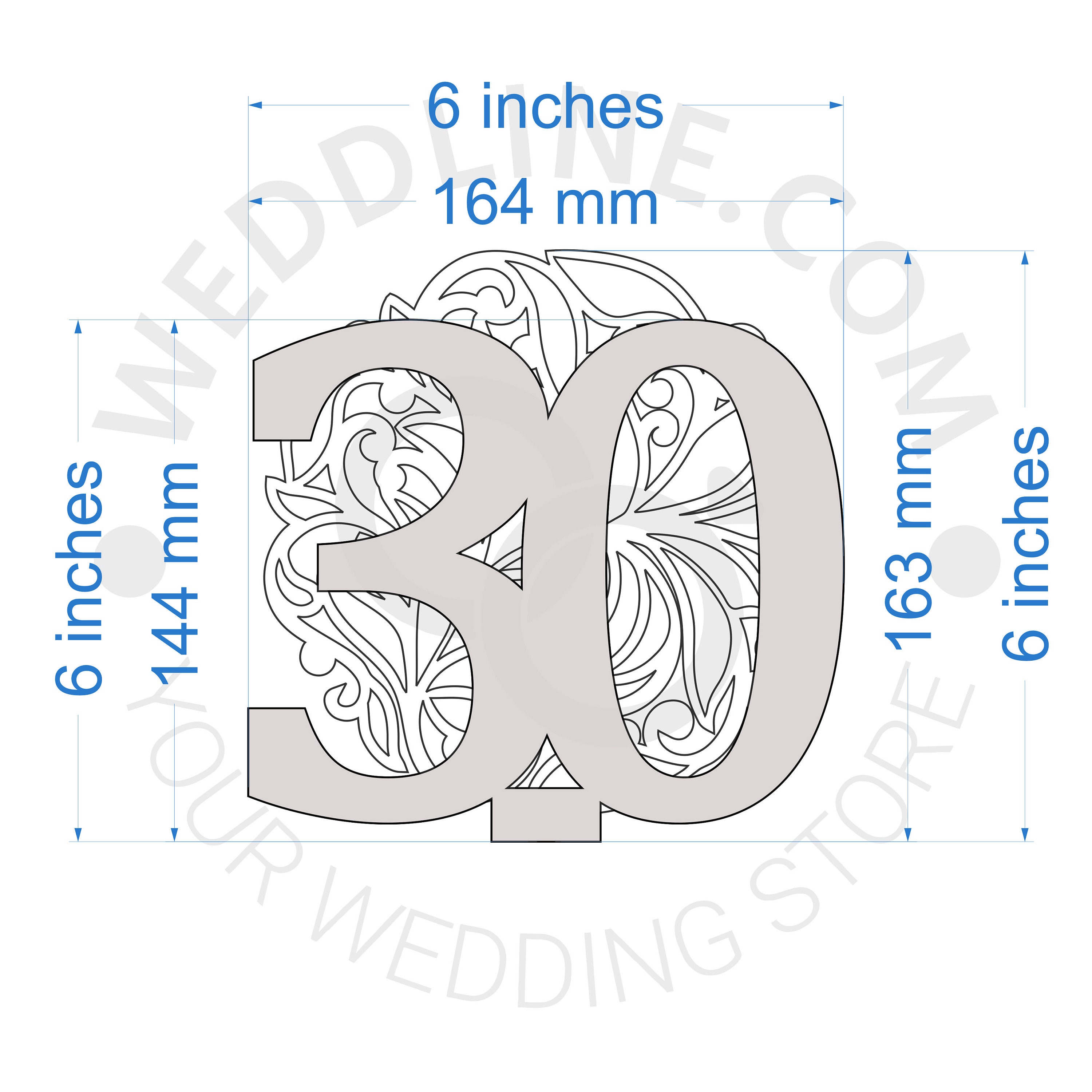 Gold and Silver Wedding Table Numbers Mirror Gold / Silver Table ...