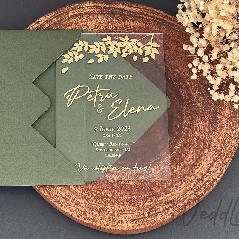 Clear Invitations - Etsy