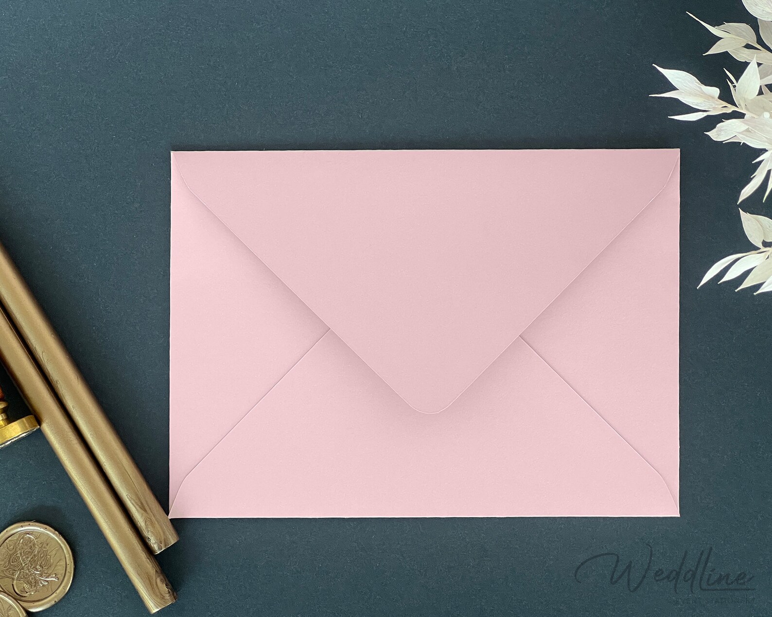 Blush Pink Envelopes for Wedding Invitations, Pale Pink Envelopes for ...