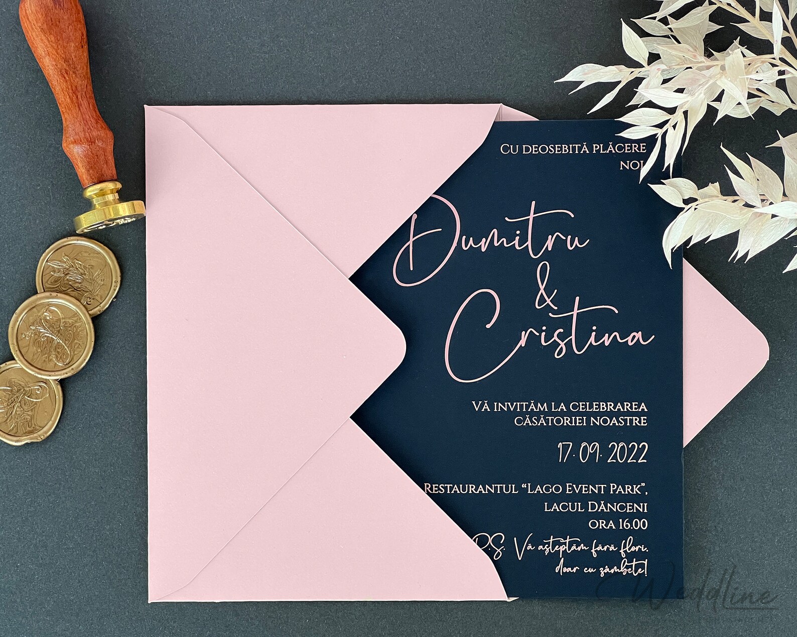 Blush Pink Envelopes for Wedding Invitations, Pale Pink Envelopes for ...