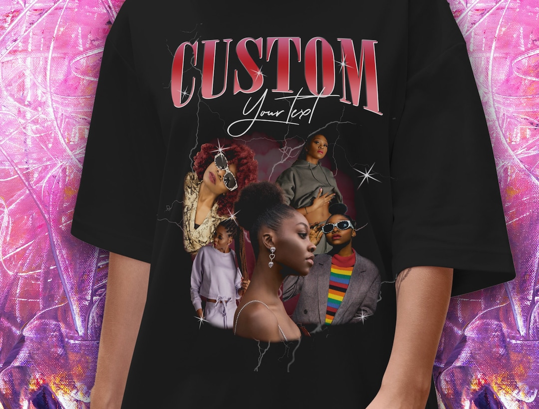 Custom Bootleg Tee-shirt, Vintage, Bootlegged, Custom Photo Shirt ...