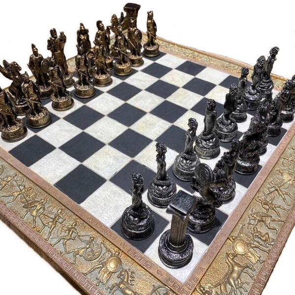 Greek Chess Set - Etsy