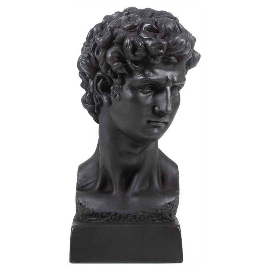 David Bust, David Bust, David Black Statue 17 Inches David Bust Statue ...