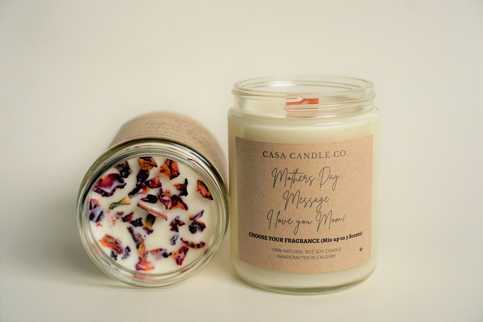 Personalized Soy Candles Handmade 8oz Luxury Soy Wax Candles Etsy