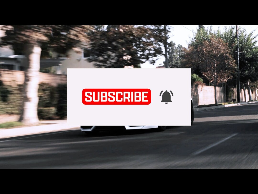 Subscribe Button for Youtube Video - Transparent Subscribe Button ...