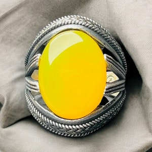 Amulet Taweez for Protection Men Ring Natural Big ,sharaf Shams, Dua ...