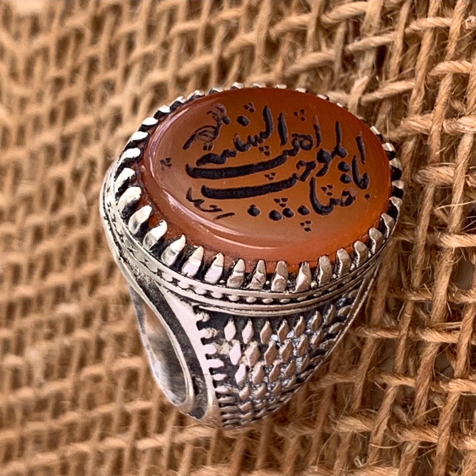 Islamic Ring Moslem Muslim Shia Najaf Karbala Ring Arabic | Etsy