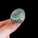 Hand Engraved Holy Quran Green Yemeni Akik 925 Silver Islamic Men Ring ...