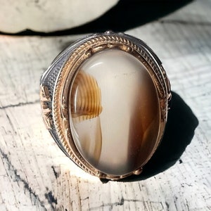 Hz Ali Ya Ali Ya Hossein Hussein Natural Shajar Yemeni Agate Stone 925 ...