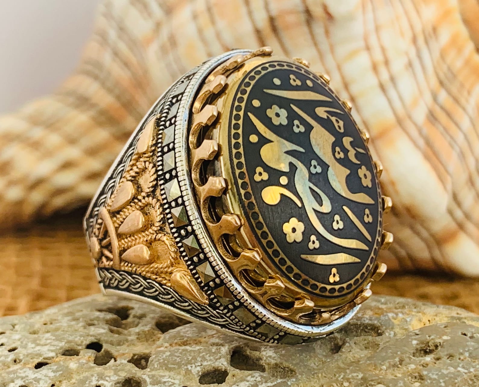 Islamic Ring Moslem Islam Muslim Shia Ring Arabic Koran - Etsy