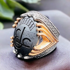 Ayn Ali Amulet Hematite Hadeed Sini Islamic Carving Shia Moslem Quran ...