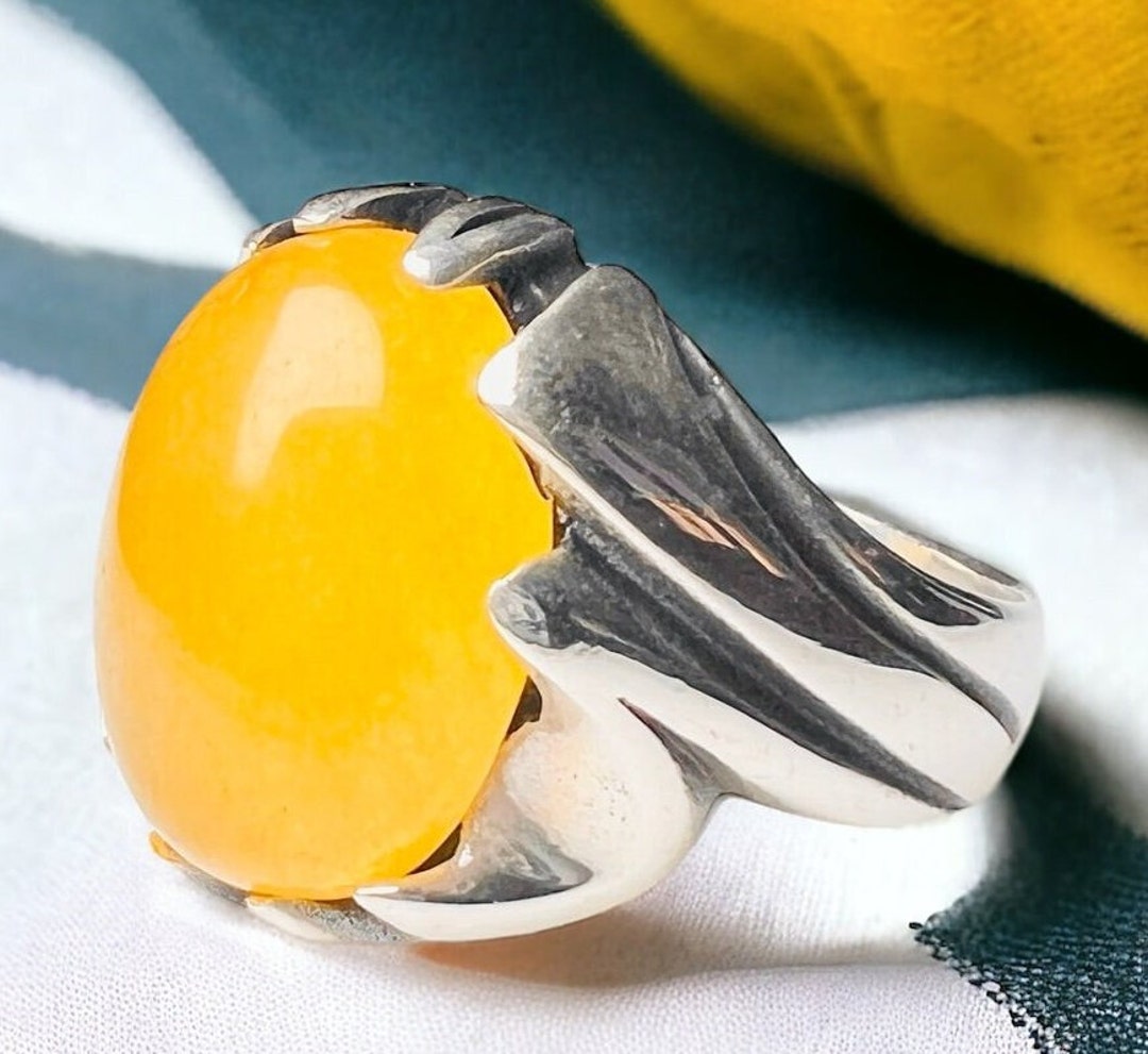 Amulet Taweez for Protection Men Ring Natural Big Sharaf Shams Dua ...