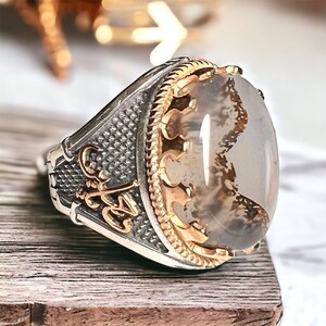 Hz Ali Ya Ali Ya Hossein Hussein Natural Shajar Yemeni Agate Stone 925 ...