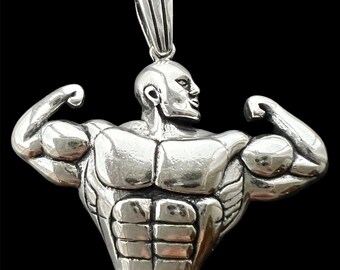 Silver Bodybuilder - Etsy