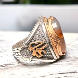 Hz Ali Ya Ali Ya Hossein Hussein Natural Shajar Yemeni Agate Stone 925 ...