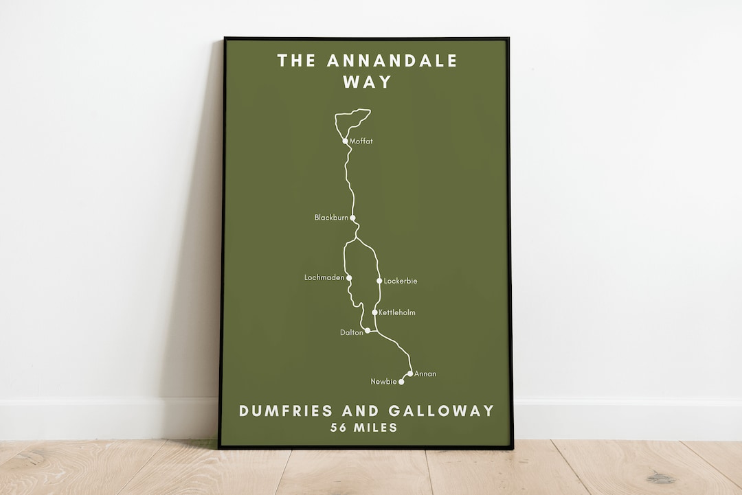 The Annandale Way Print Scotland's Great Trails Scottish Borders ...