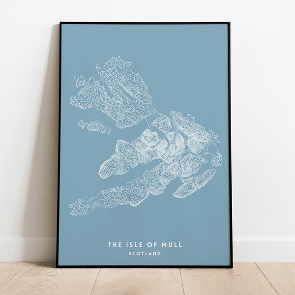 Contour Map - Etsy