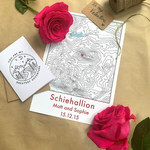 Adventure Mountains Valentine's Day Card, Greeting's Card, Anniversary ...