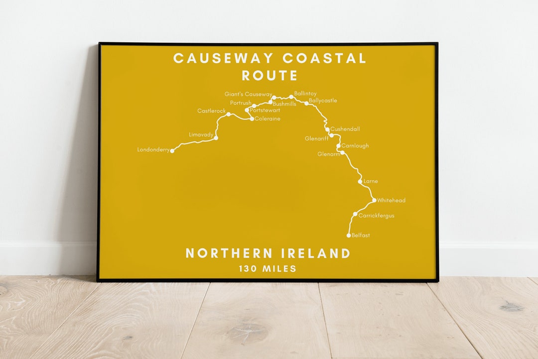 The Causeway Coastal Route Print Northern Ireland Travel Etsy the-causeway-coastal-route-print-northern-ireland-travel-etsy