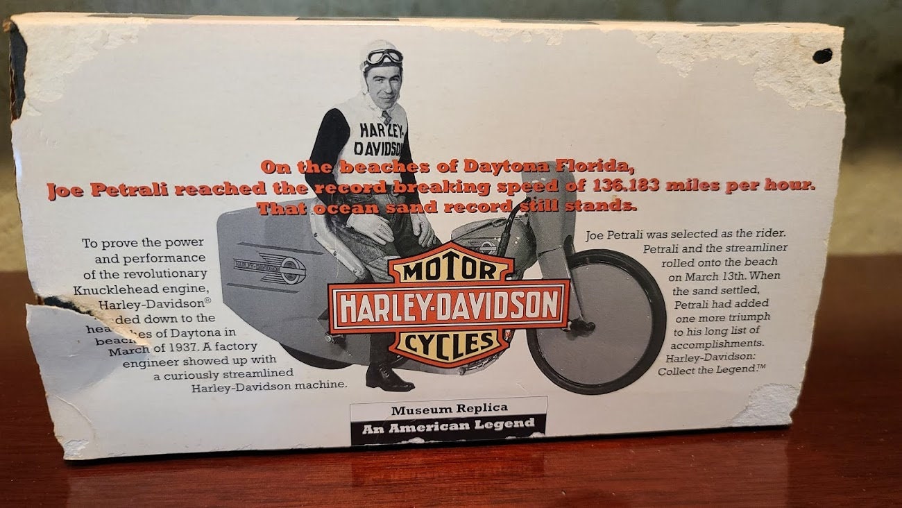 Limited Edition Harley Davidson Joe Petrali Racer 1936 Knucklehead ...