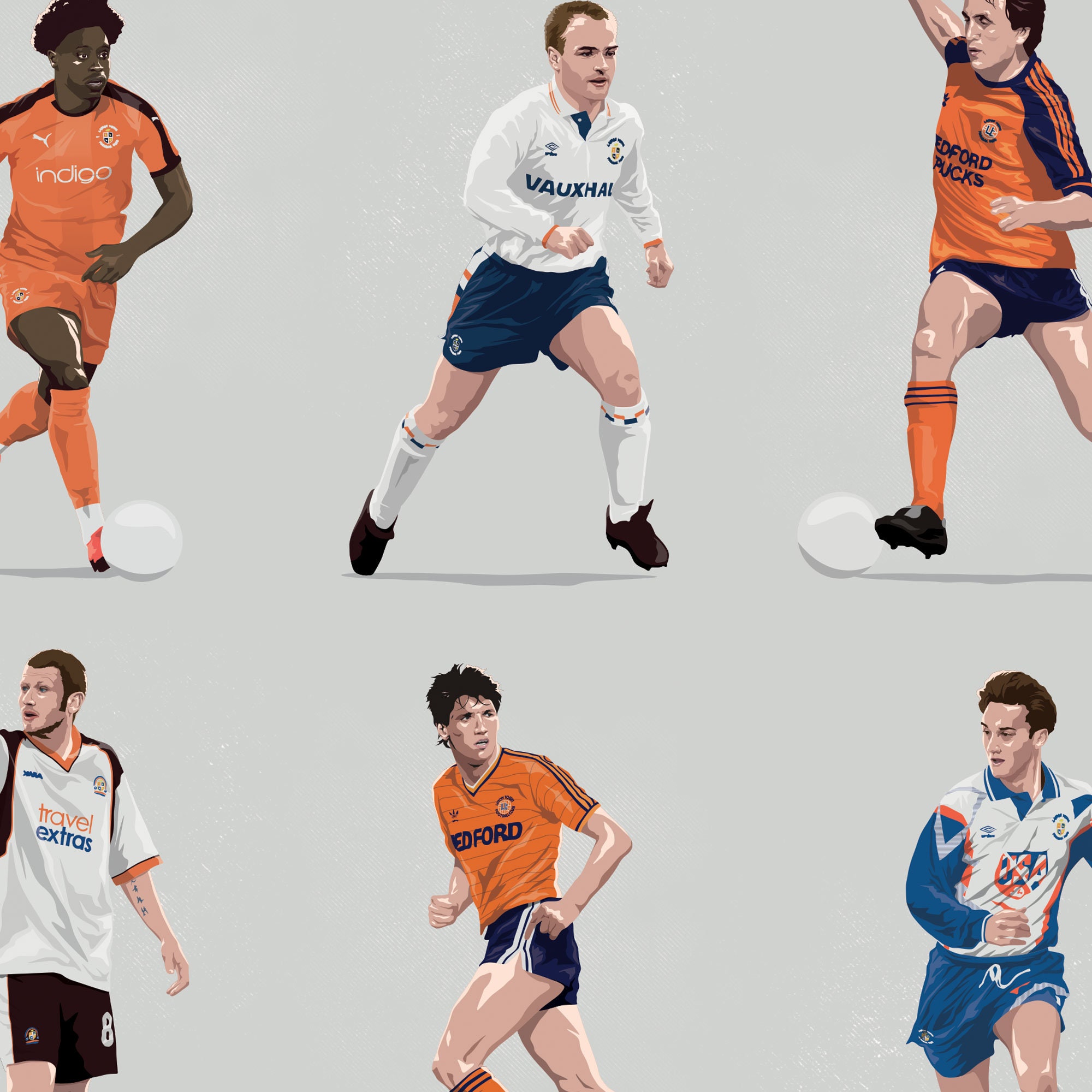 Luton Legends Print - Etsy UK