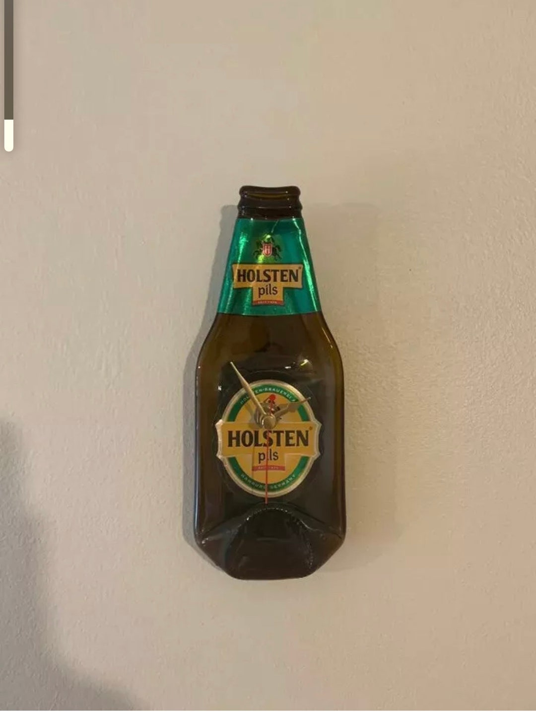 Holsten Squashed / Flattened Bottle Wall Clock - Etsy