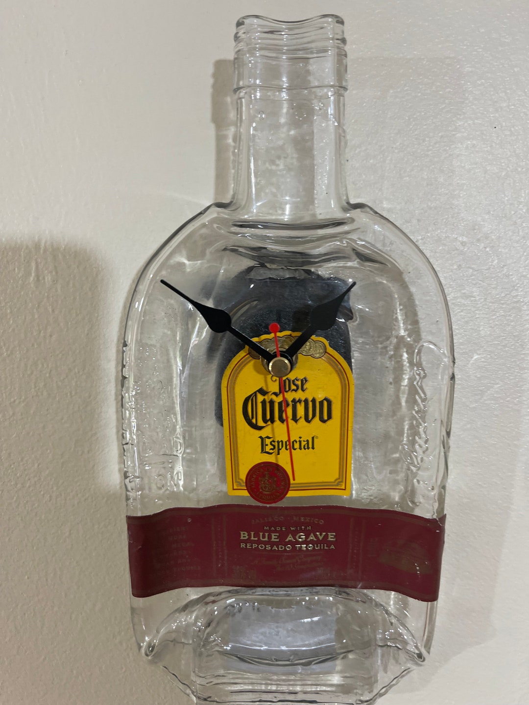 Jose Cuervo Tequila Squashed / Flattened Bottle Wall Clock With Lid - Etsy