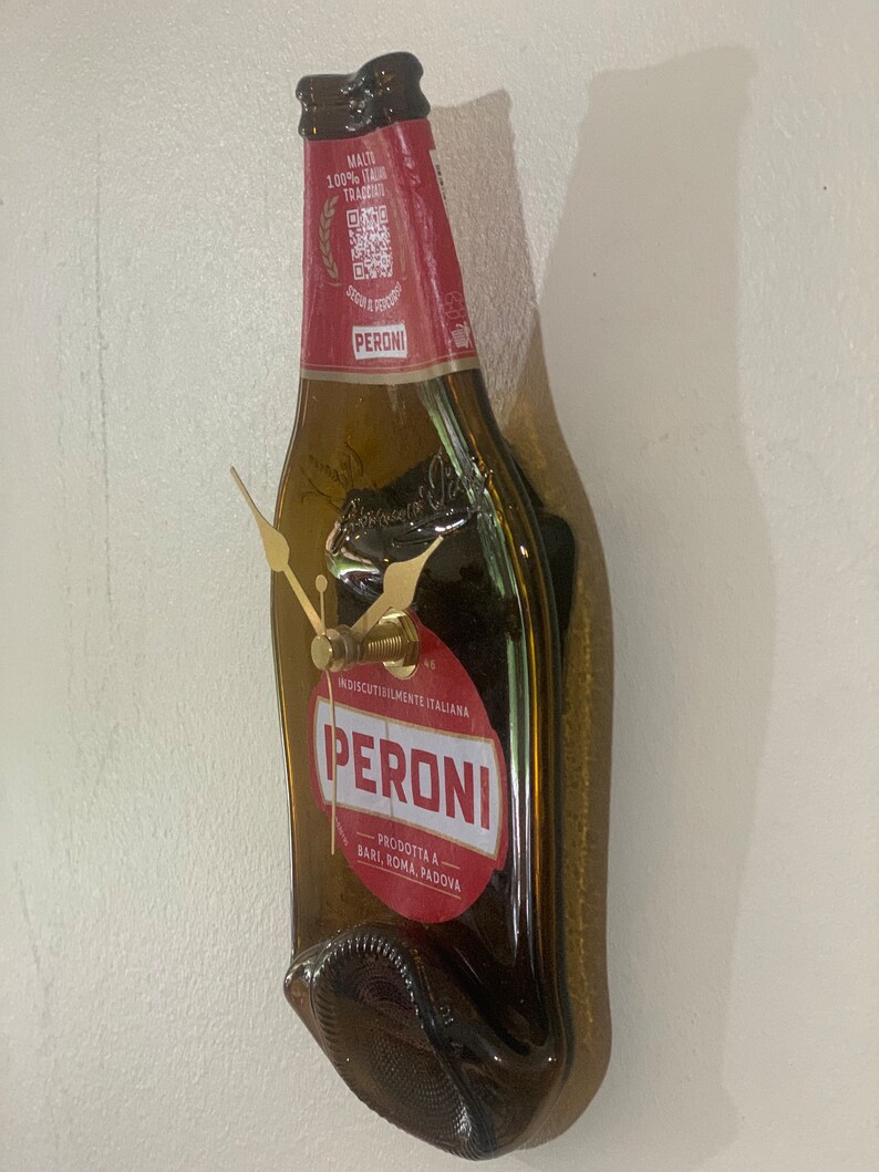 Peroni Red Squashed / Flattened Bottle Wall Clock - Etsy