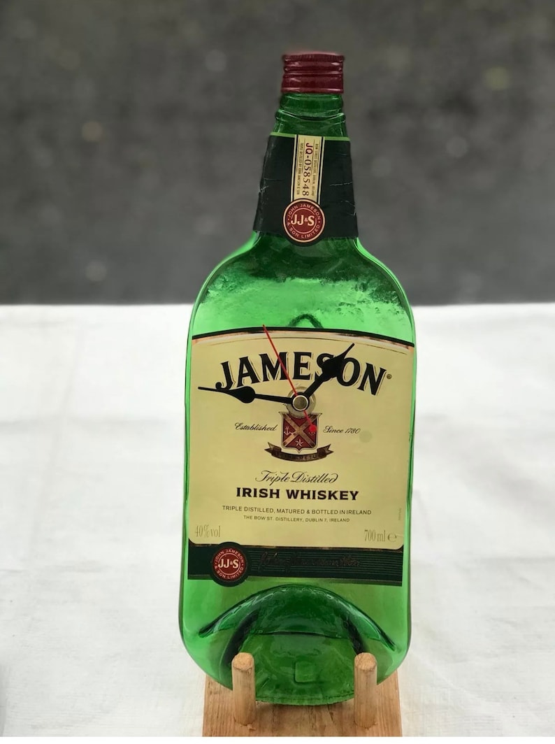 Jameson Whiskey Squashed / Flattened Bottle Wall Clock Irish Whiskey - Etsy
