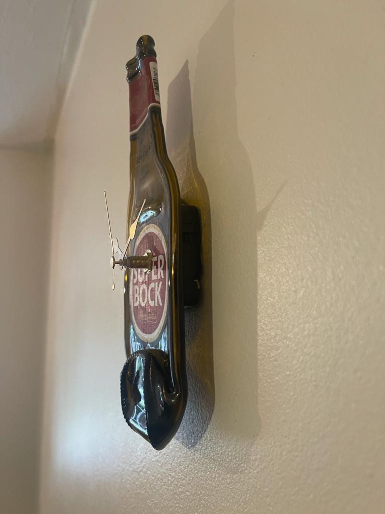 Super Bock Squashed / Flattened Bottle Wall Clock - Etsy