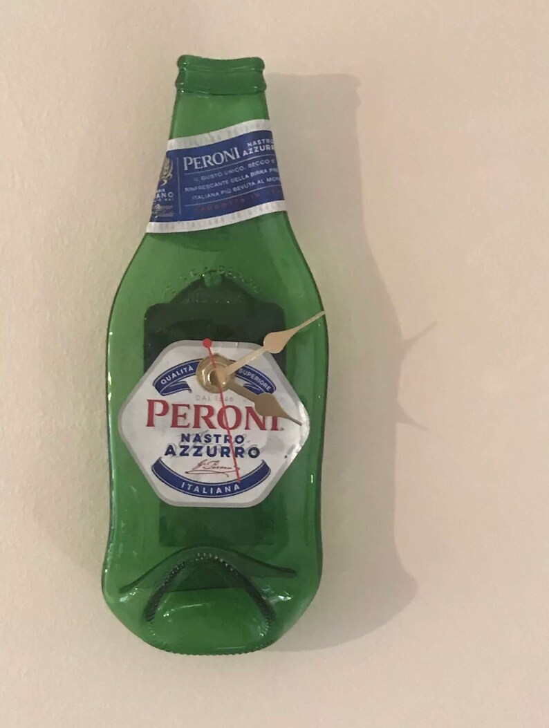 Peroni Squashed / Flattened Bottle Wall Clock - Etsy