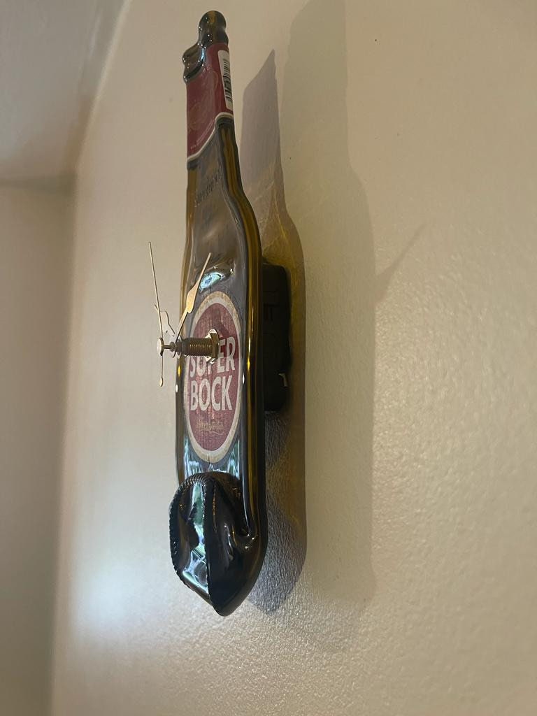 Super Bock Squashed / Flattened Bottle Wall Clock - Etsy