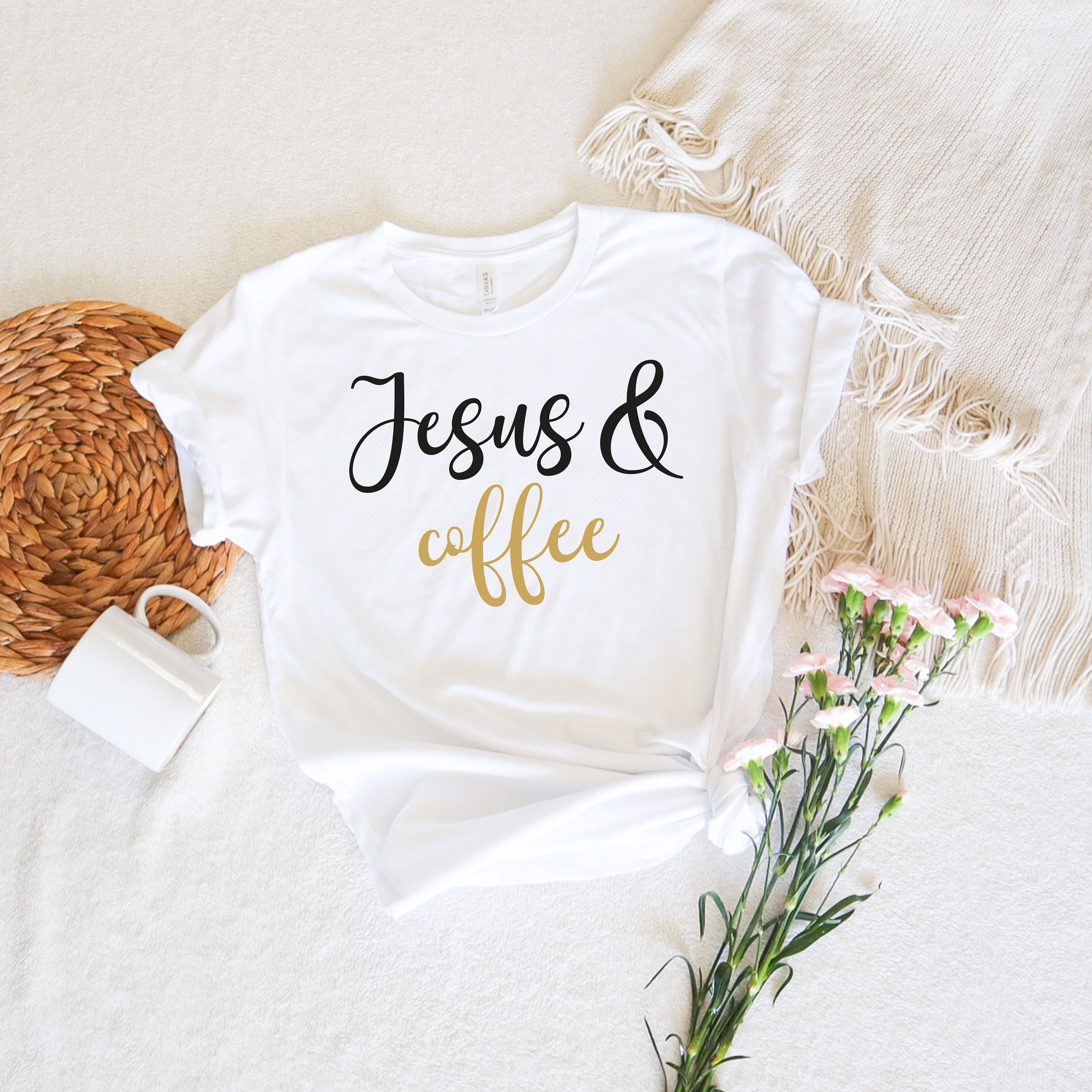 Jesus & Coffee SVG, Jesus SVG, Coffee SVG, Christian Quote, Mug Design ...