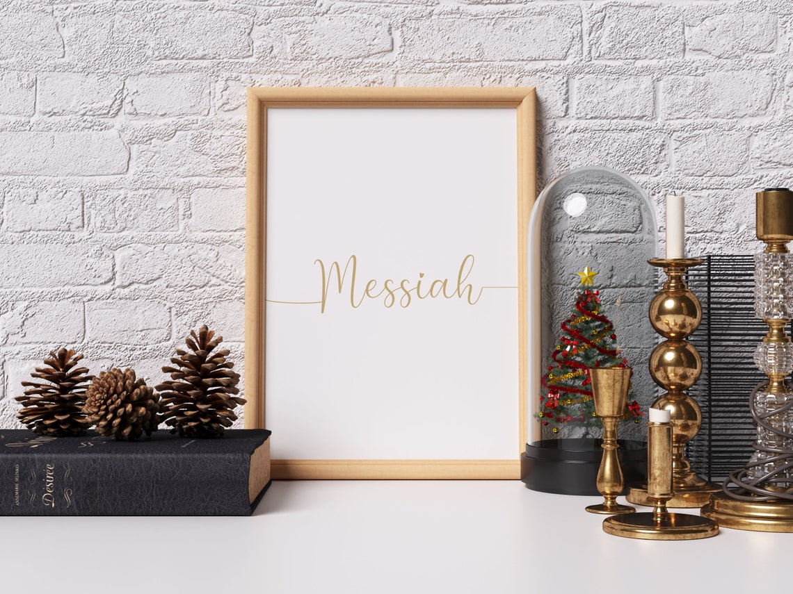Messiah Printable Christmas Wall Decor Christmas Poster - Etsy
