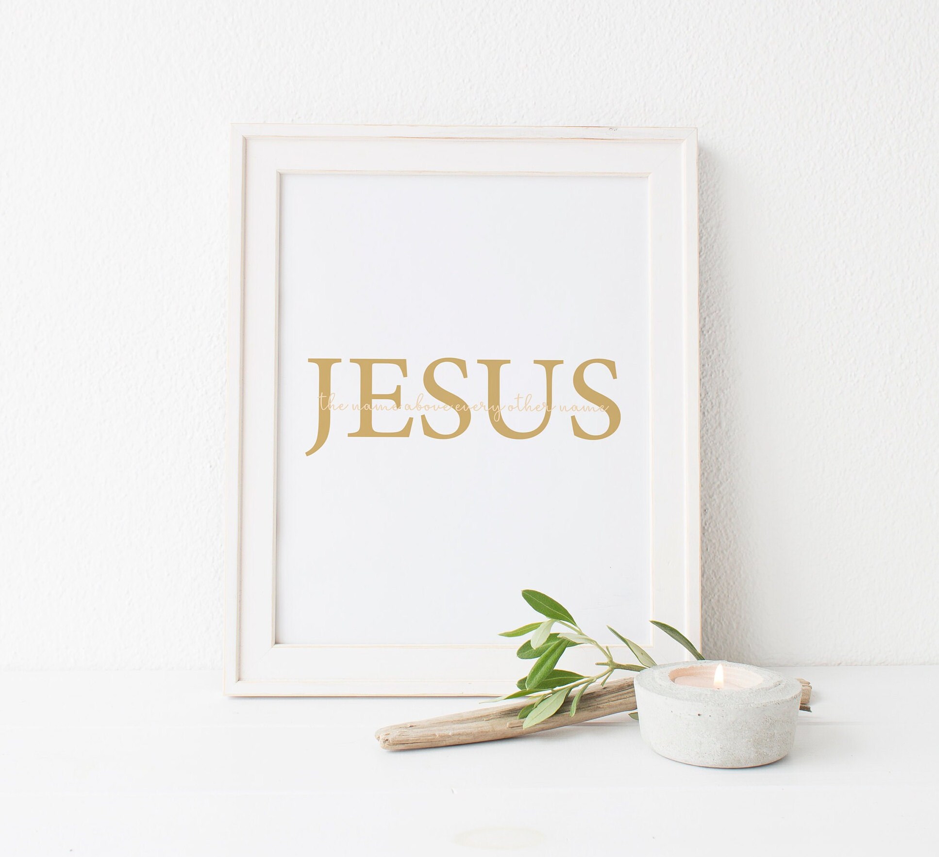 Christian Wall Print, Jesus Wall Art, Jesus Sign, Jesus Wall Decor ...