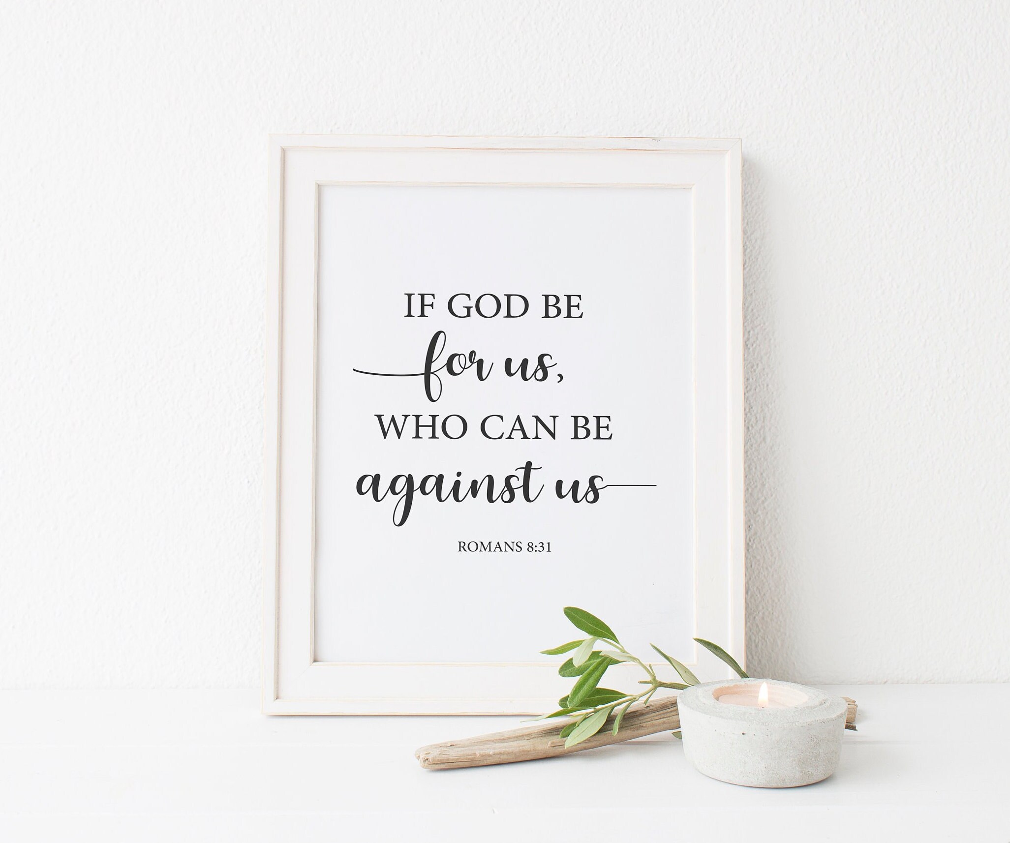 Set of 6 Bible Verses Bundle, Encouraging Bible Verses Set, Christian ...