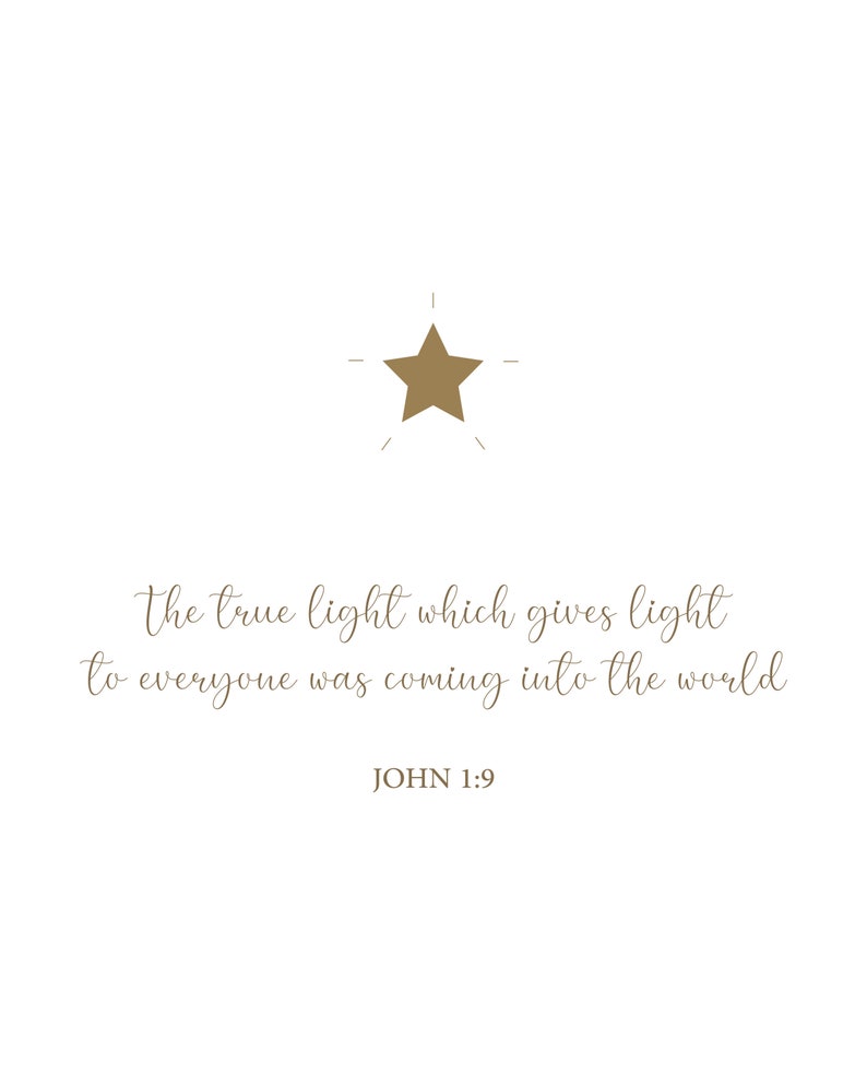 Set of 6 Christmas Bible Verses, Christmas Quotes, Christmas Home Decor ...