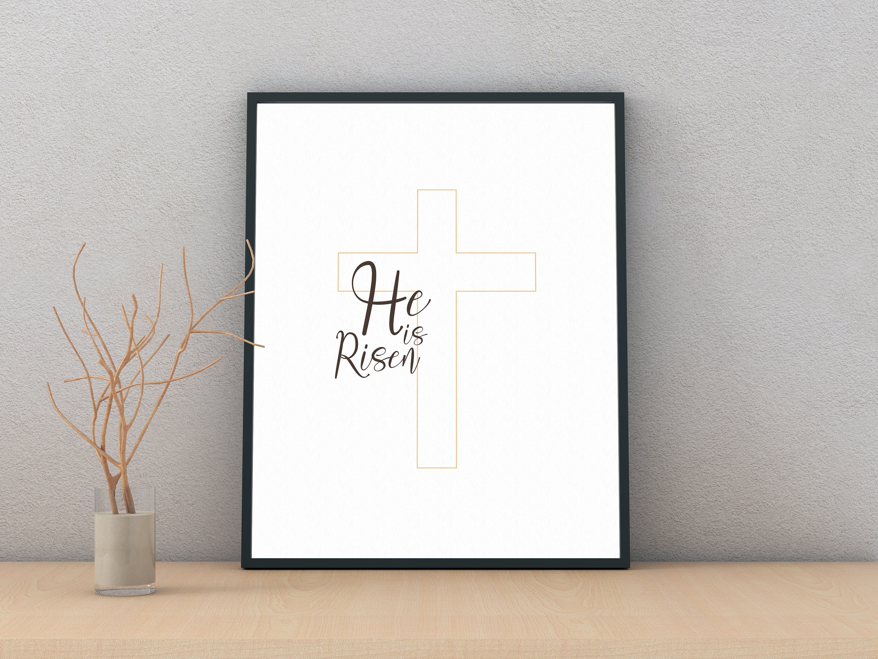 Easter Poster, Set of 6 Prints, Easter Bible Verses, Easter Wall Decor ...