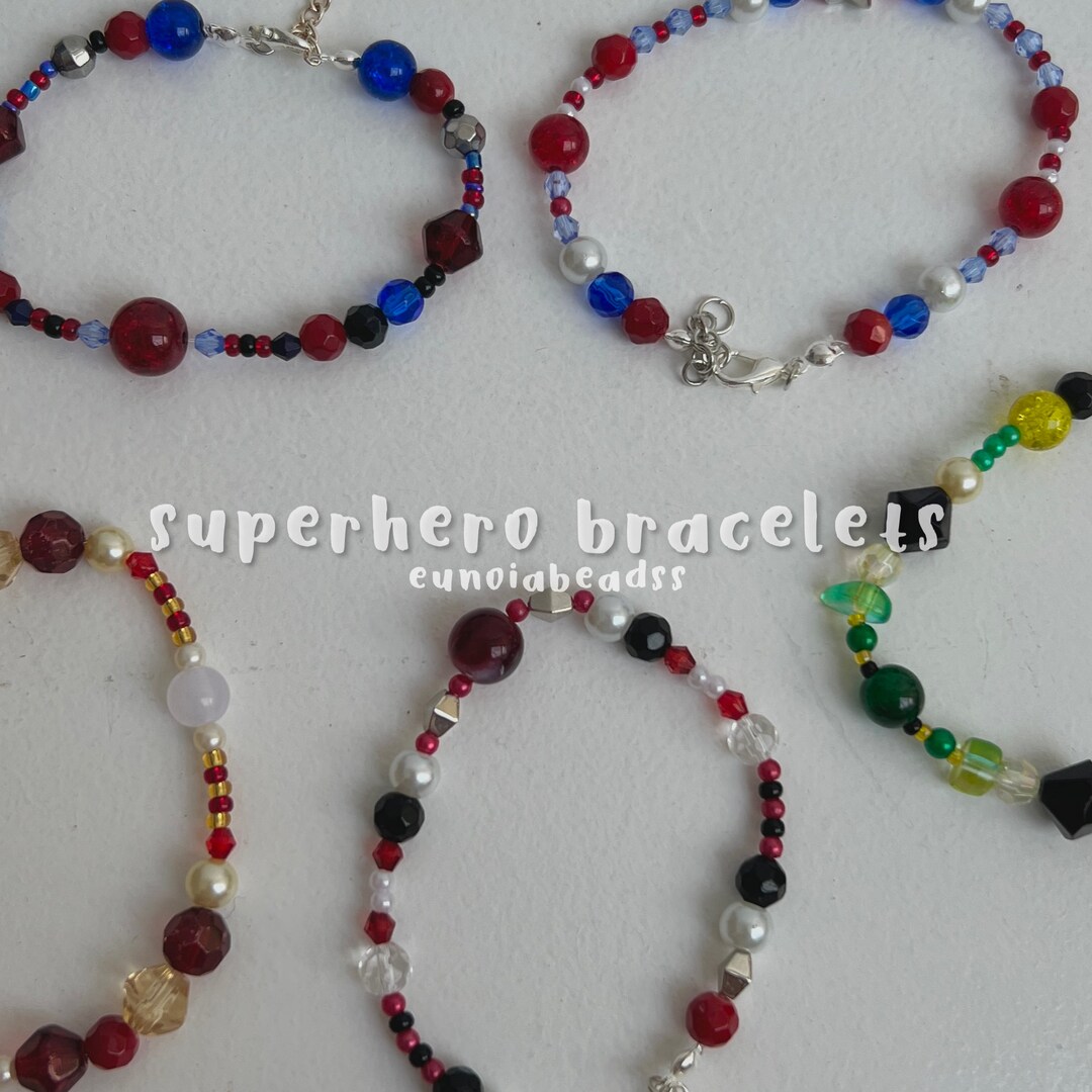 Superhero Inspired Bracelets - Etsy UK