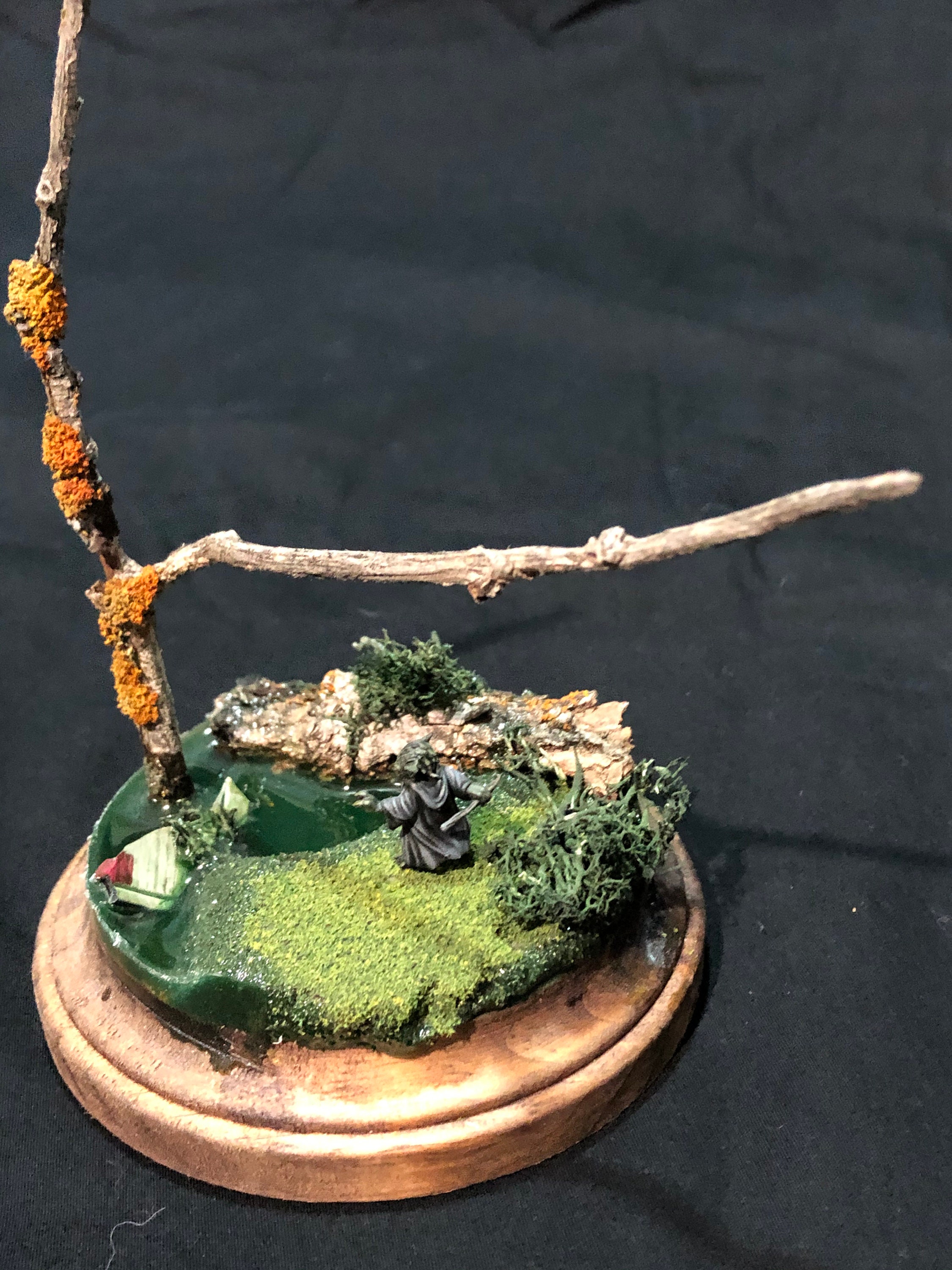 Yoda Display Base Star Wars Miniature on Dagobah - Etsy