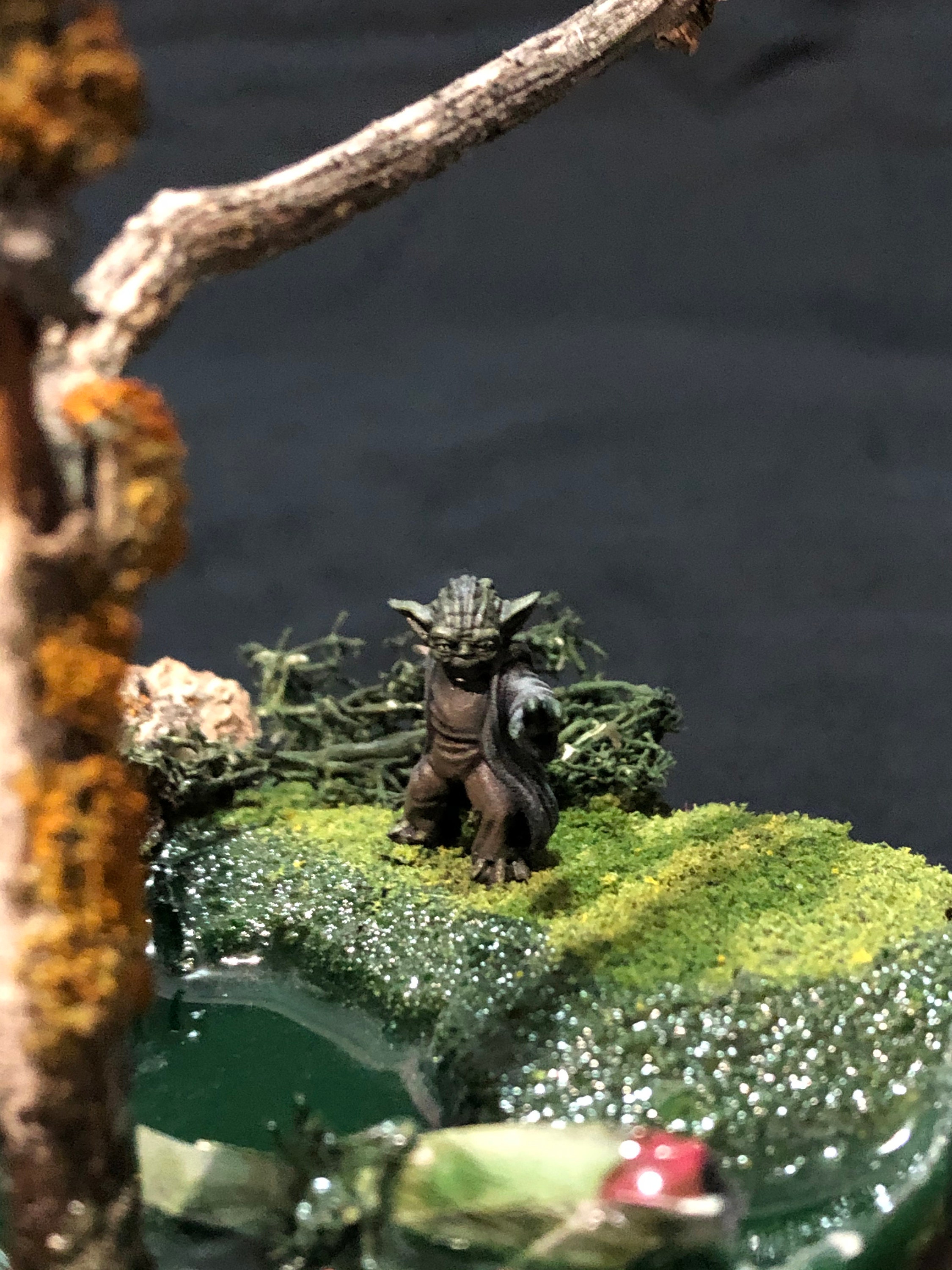 Yoda Display Base Star Wars Miniature on Dagobah - Etsy