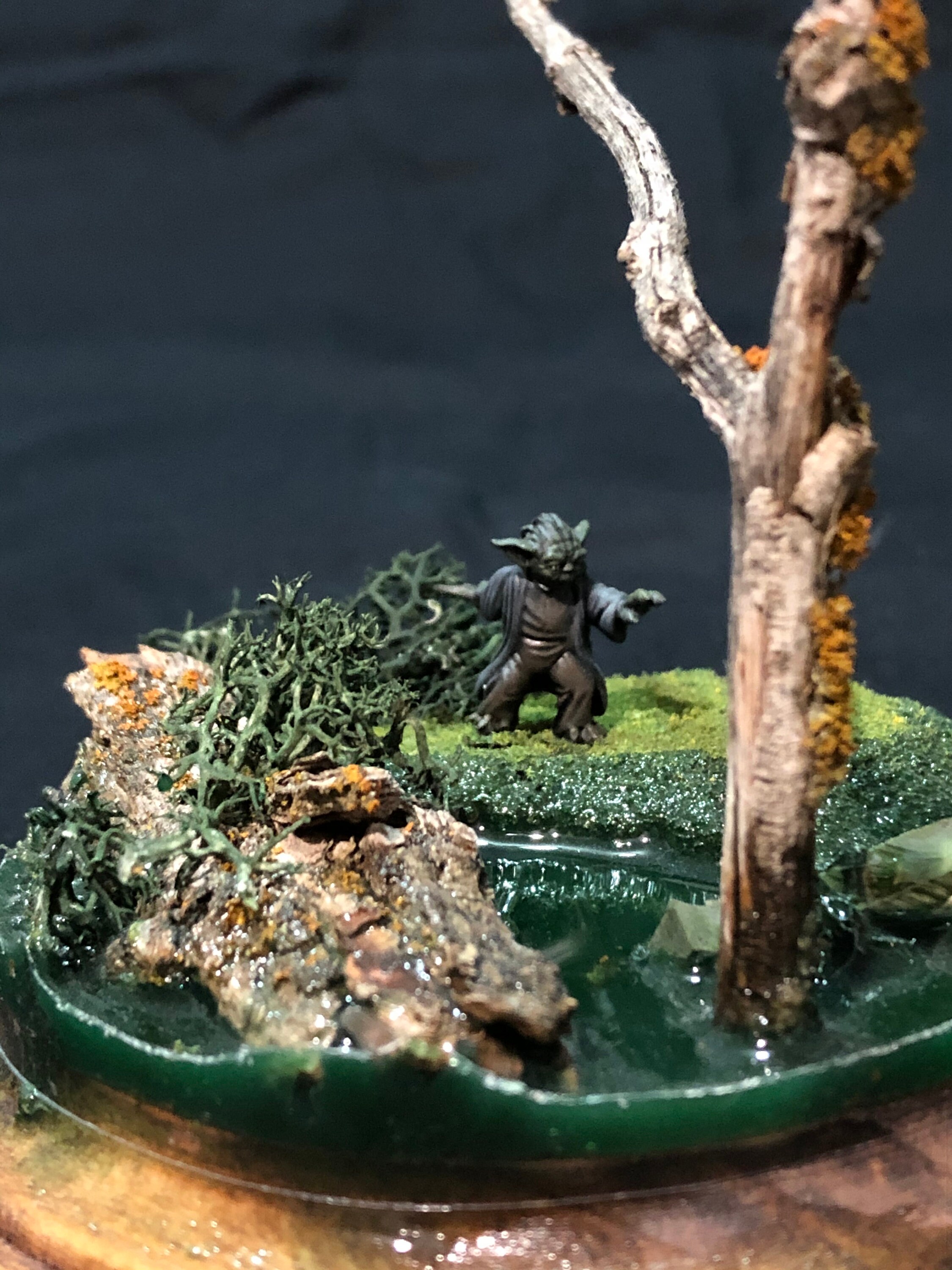 Yoda Display Base Star Wars Miniature on Dagobah - Etsy