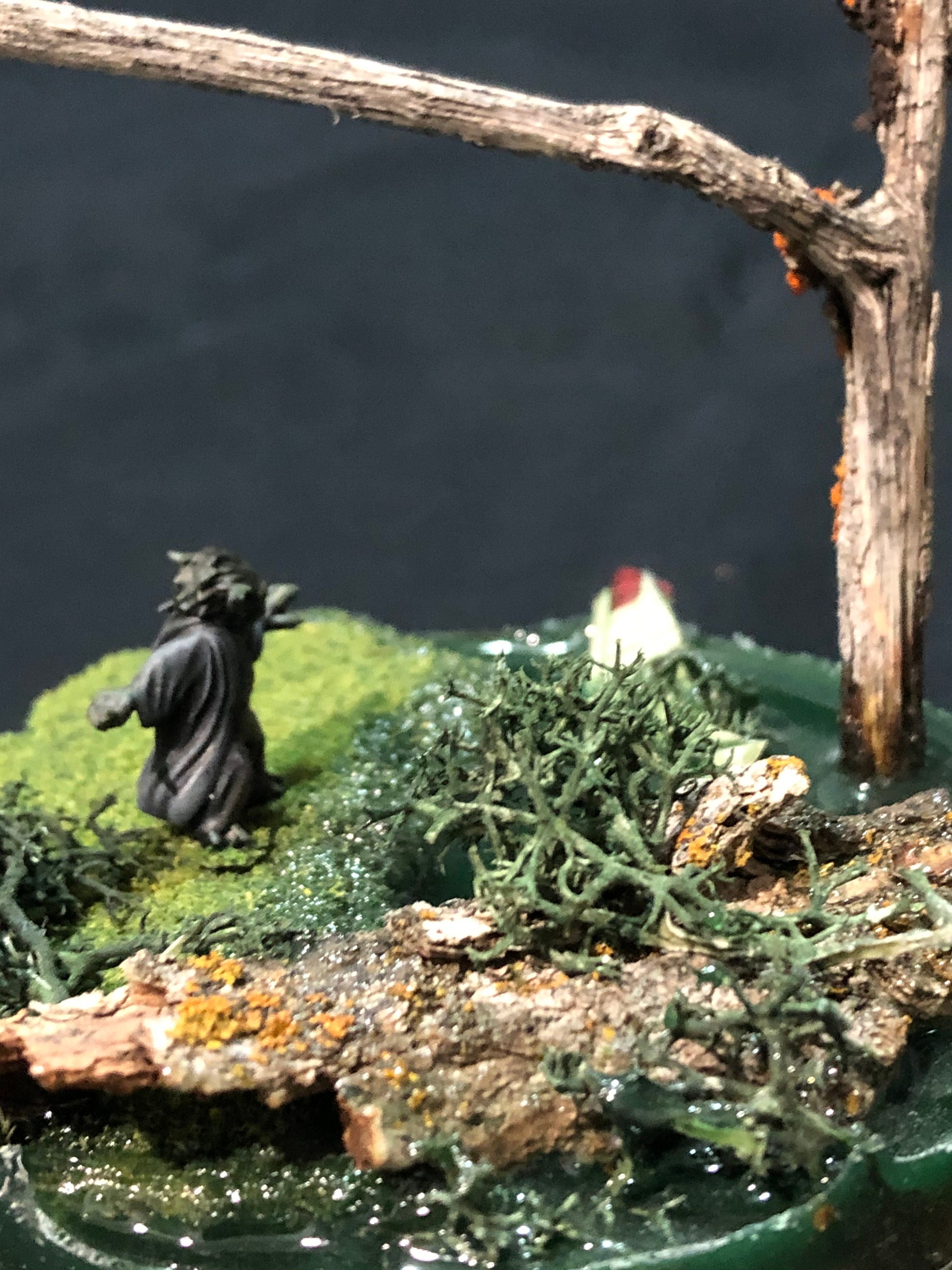 Yoda Display Base Star Wars Miniature on Dagobah - Etsy