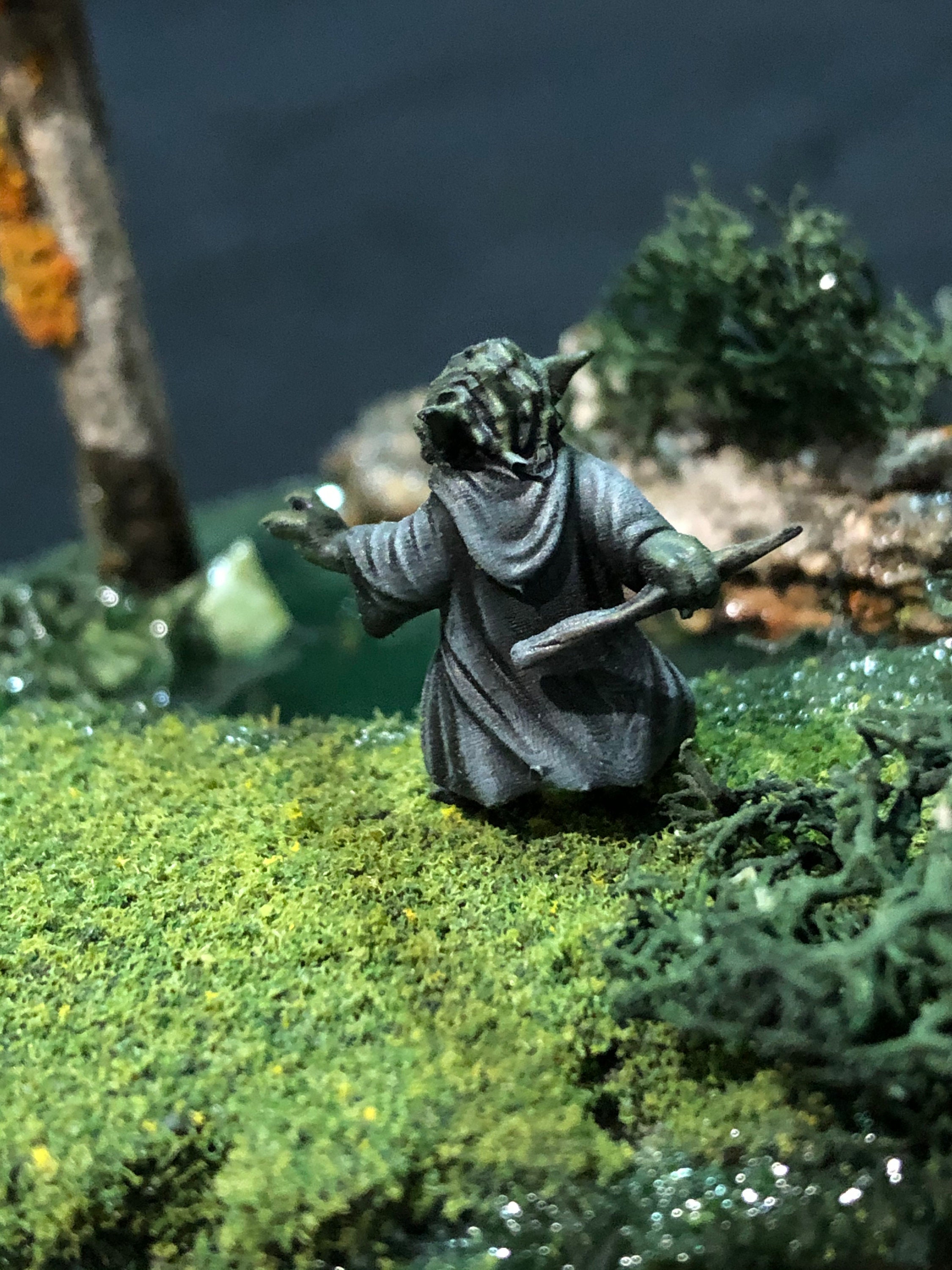 Yoda Display Base Star Wars Miniature on Dagobah - Etsy
