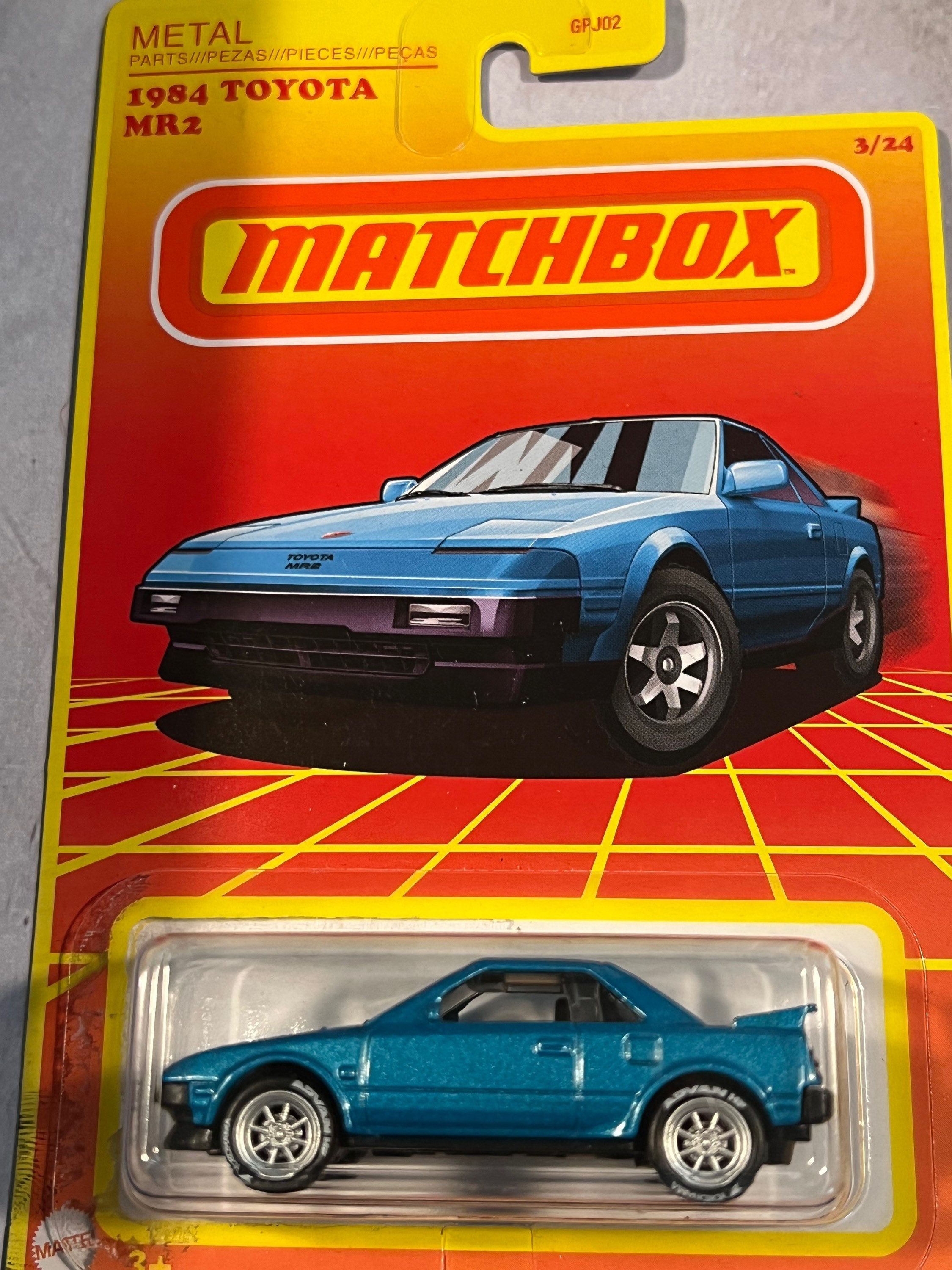 Matchbox Toyota MR2 Blue With Left Hand Drive and Headlight - Etsy