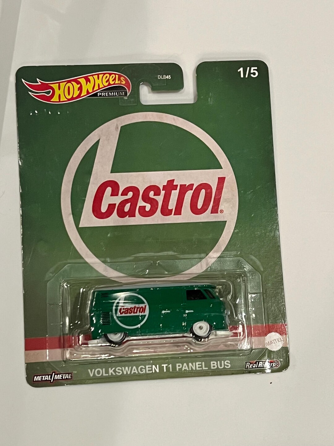 Hot Wheels Volkswagen T1 Panel Bus Castrol Premium 1/64 Scale Vehicle ...